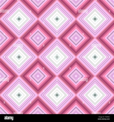 Pink Seamless Diagonal Square Pattern Vector Mosaic Tile Background Stock Vector Image Art