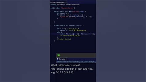 how to dry run your code fibonacci series with recursion dryrun java