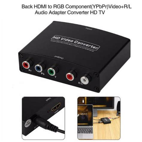 Hdmi To Rgb Component Ypbpr Video R L Audio Converter Paktec Nz