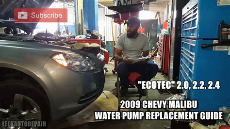 2008 2012 Chevy Malibu Water Pump Replacement Guide Youtube