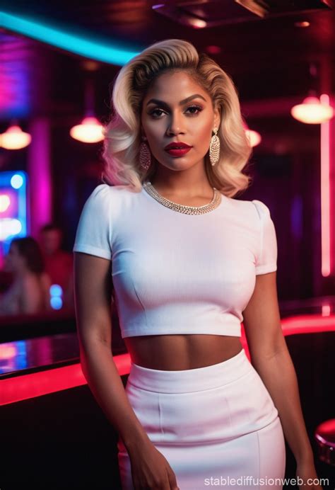 Bridgette B In 80s Night Club Stable Diffusion Online