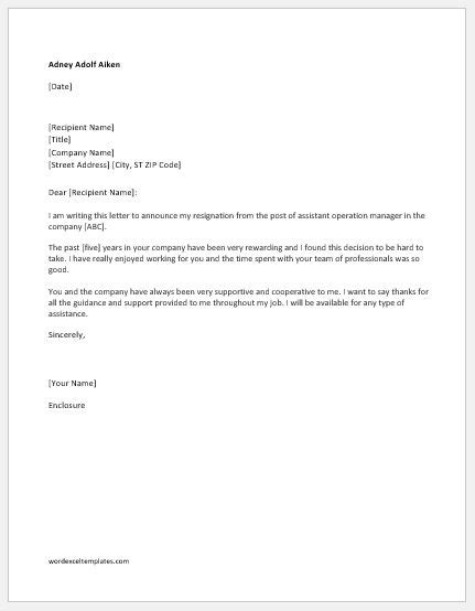 Instant Resignation Letter Sample Sample Resignation Letter