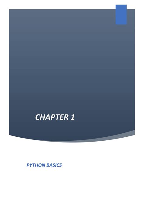 SOLUTION Python Programming Basics Part 1 Studypool