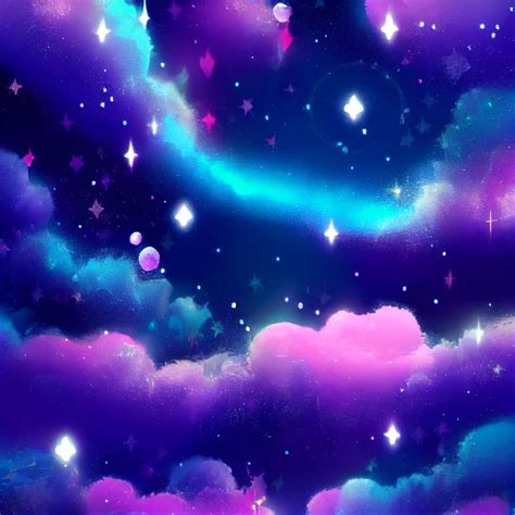 Purple Star Galaxy