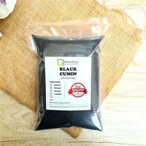 Jual Biji Jinten Hitam Habbatussauda Black Cumin 500 Gram By Granology Shopee Indonesia