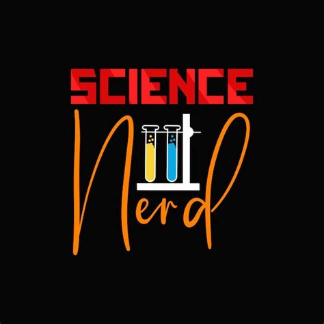 과학 티셔츠 디자인 과학 타이포그래피 벡터 일러스트레이션 프리미엄 벡터