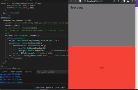 flutter bottomsheet is not shown at the bottom of the screen on
