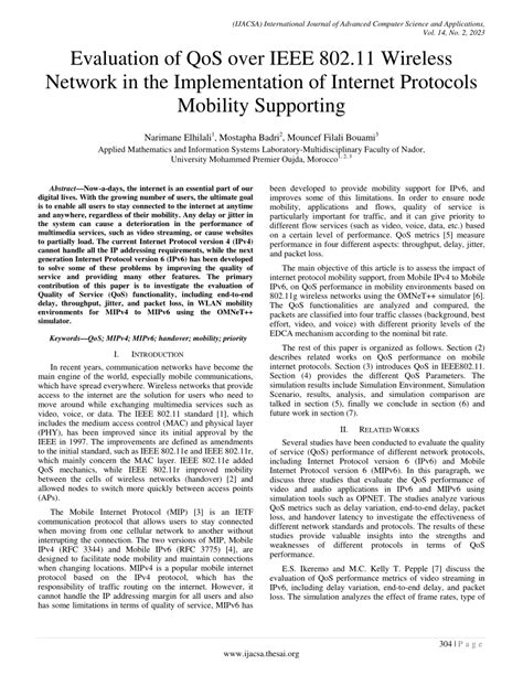 Pdf Evaluation Of Qos Over Ieee 80211 Wireless Network In The Implementation Of Internet