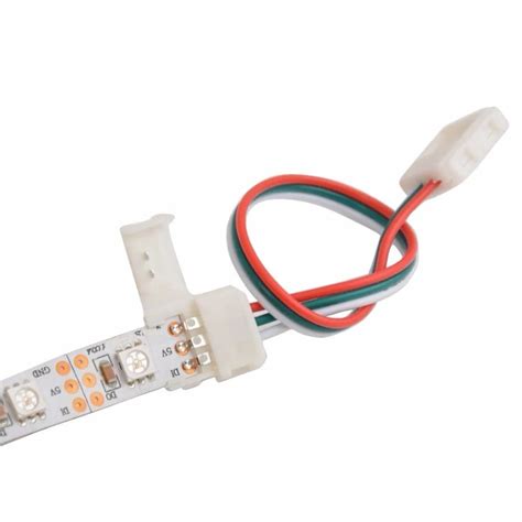 Rgb Led Strip 3 Pin Jst Sm Plug Led Connector Cable Extend Wire