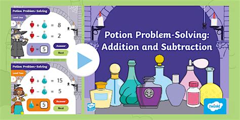 👉 Potion Problem Solving Ks1 Addition And Subtraction Powerpoint