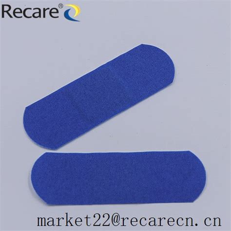 Blue Band Aid Maker Colorful Metal Detectable Band Aids Adhesive