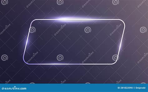 Parallelogram Frame Green Leaf Cartoon Vector 278041399