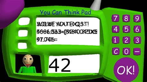 I GOT THE IMPOSSIBLE QUESTION RIGHT Baldi S Basics YouTube