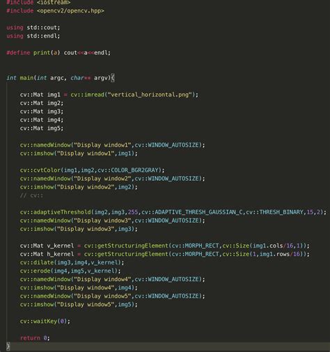 [cv] opencv图像处理教程 13：形态学操作应用 提取水平与垂直线 csdn博客