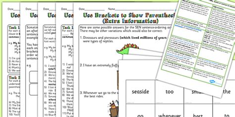 What Is A Parenthesis Definition Examples Twinkl