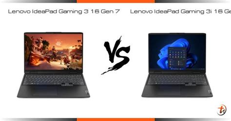 Banding Lenovo Ideapad Gaming Gen Dan Lenovo Ideapad Gaming I Gen Spesifikasi Dan