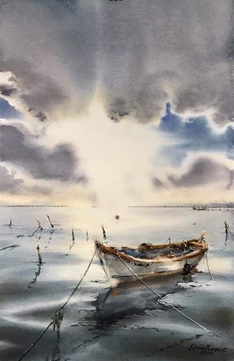 Pin Di Benard Su Aquarelle Paesaggio All Acquerello Paesaggi