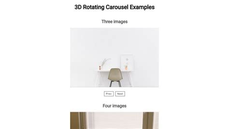 3d Rotating Carousel With Css And Javascript
