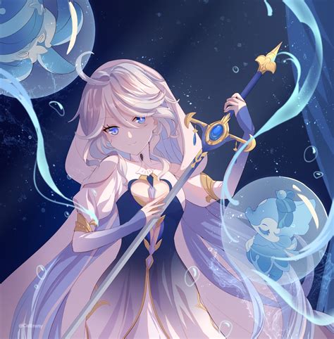 Focalors Expand For The Full Art Genshin Impact Hoyolab