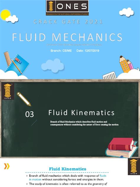 An Overview Of Fluid Kinematics Describing Fluid Motion Through