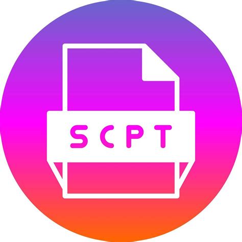 Scpt File Format Icon 15988976 Vector Art At Vecteezy