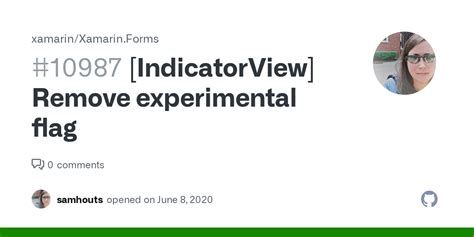 Indicatorview Remove Experimental Flag · Issue 10987 · Xamarin