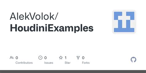 Github Alekvolokhoudiniexamples