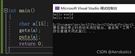 Gets和puts函数puts和gets函数 Csdn博客
