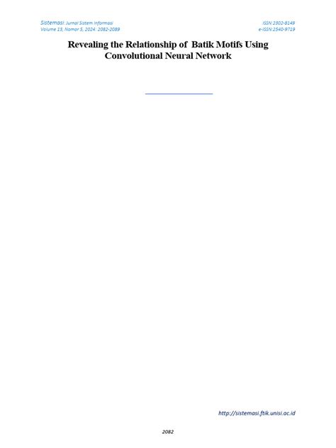 Paper Batik 2024 With Mahatir Pdf Algorithms Learning