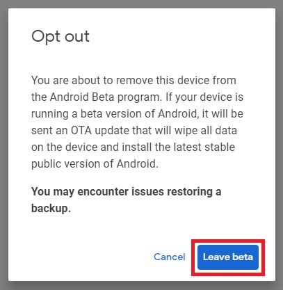 How To Downgrade From Android Beta To Android On Google Pixel Phones