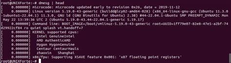What Is Dmesg Command With Its Examples Unix Forte