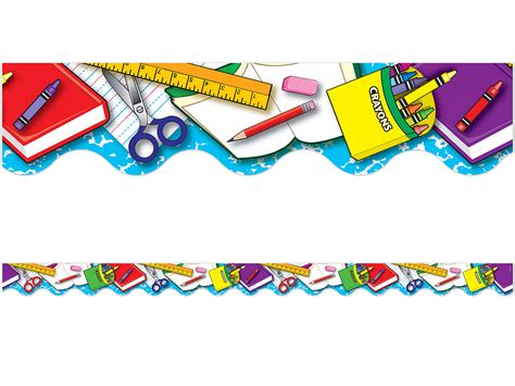 Colorful Border Design For School