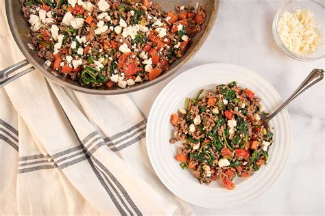 Low Carb Mediterranean Ground Beef Recipe Total Diabetes Wellness