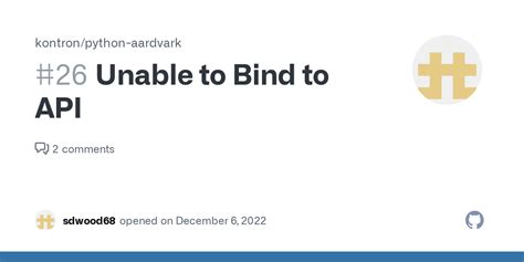 Unable To Bind To Api Issue Kontron Python Aardvark Github