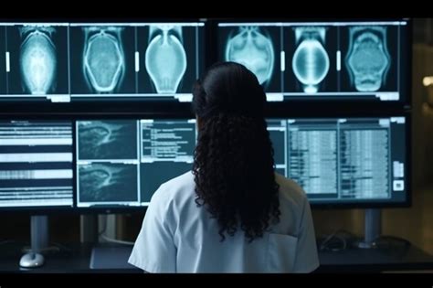 Premium Ai Image Medical Hospital Research Lab Black Female