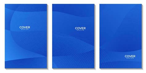Set Of Covers Abstract Blue Wave Colorful Gradient Background 23614531 Vector Art At Vecteezy