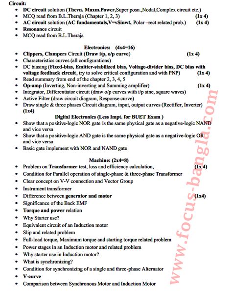 Pgcb Electrical Assistant Engineer Job Question Paperpdf Focus Carnival