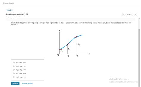 Solved The Motion Of A Particle Traveling Along A Straigh Chegg