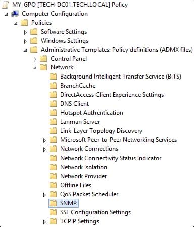Tutorial GPO Configure The SNMP Service Step By Step