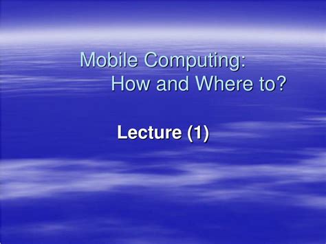 Ppt Mobile Computing Powerpoint Presentation Free Download Id 4770230