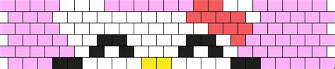 Hello Kitty Bead Pattern Peyote Bead Patterns Characters Bead Patterns