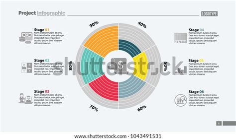Six Stages Circle Diagram Template Business Stock Vector Royalty Free 1043491531 Shutterstock