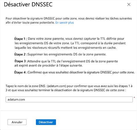 Comment Supprimer La Signature De Votre Zone Dns Public Azure Microsoft Learn