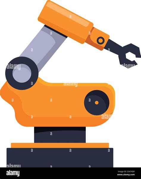 Industrial Robotic Arm Lifting And Moving Objects Showcasing Automation In A Modern Factory