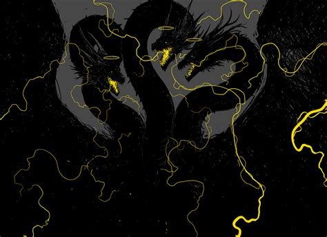 King Ghidorah Danbooru