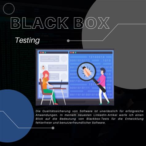 Blackbox Tests Gewährleistung Der Softwarequalität Aus Benutzersicht