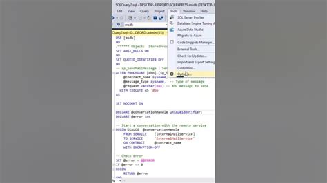 Ytshorts Ssms Sql Linenumbers Error Code Enable Line Numbers In Sql Server Management