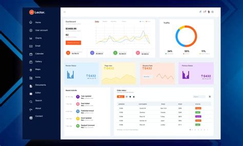 design dashboard web app crm saas and admin panel ui by