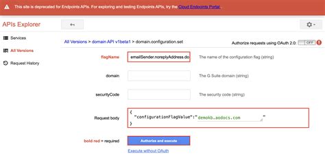 Use The Api To Customize The Sender Domain In Email Notification Addresses Aodocs Knowledge Base