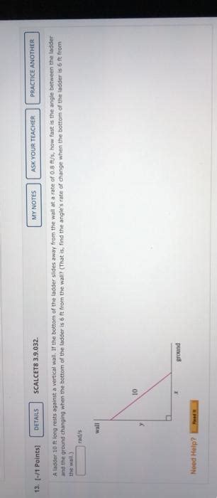 Solved Ask Your Teacher My Notes Practice Another Details